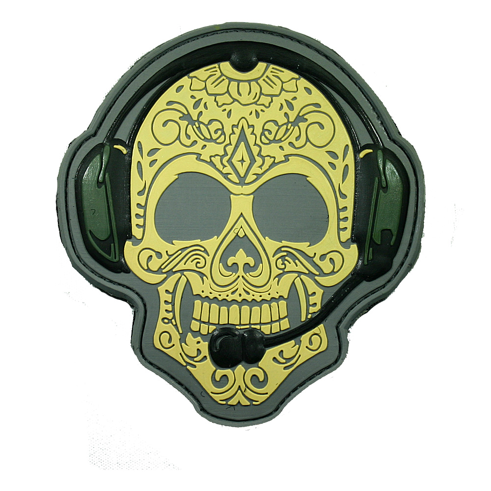 3D Patch "Tactical Skull" | Patches | Magfed & Scenario | Paintball ...